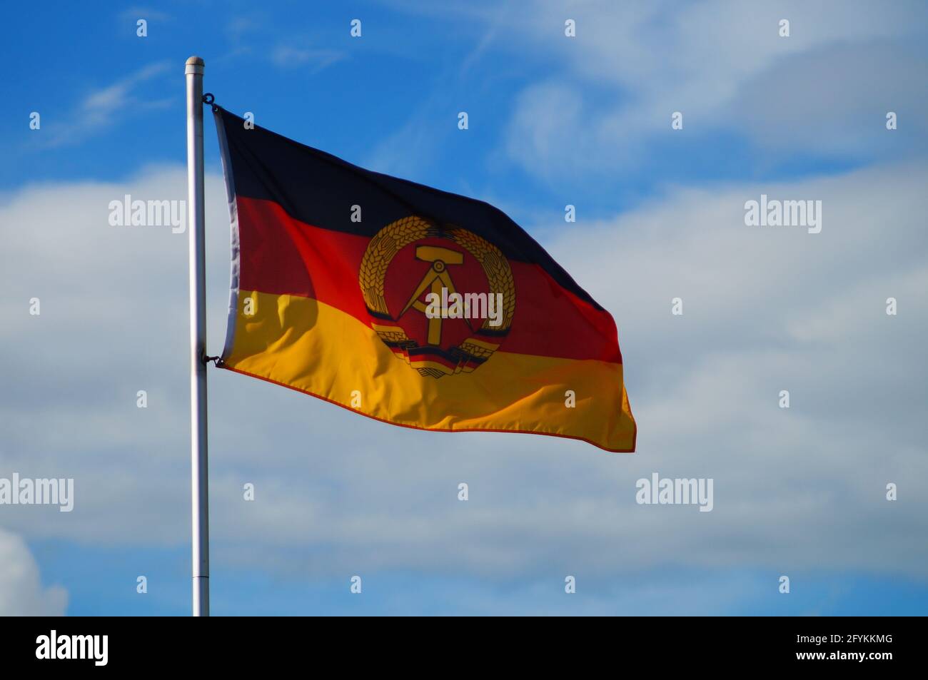 Deutsche Democratic Republik Flag High Resolution Stock Photography and ...