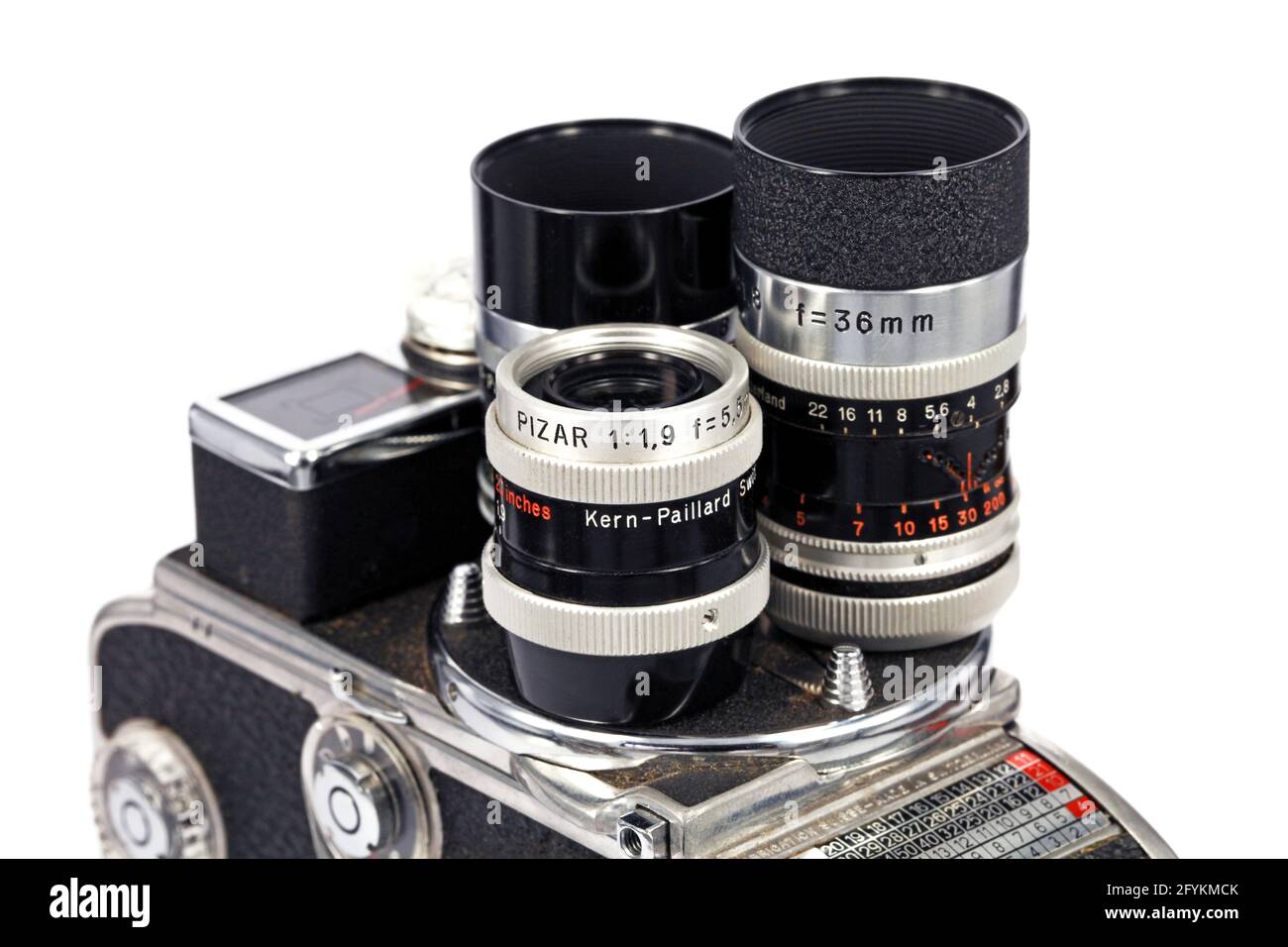 A vintage Swiss Bolex Paillard D8L Double 8mm cine camera from 1958 ...