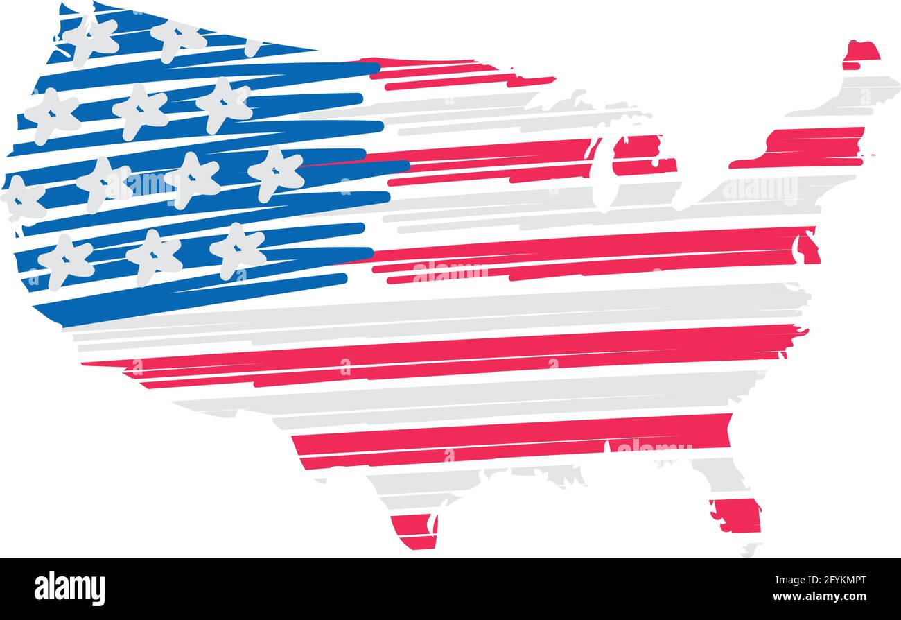 us map representation Stock Vector Image & Art - Alamy