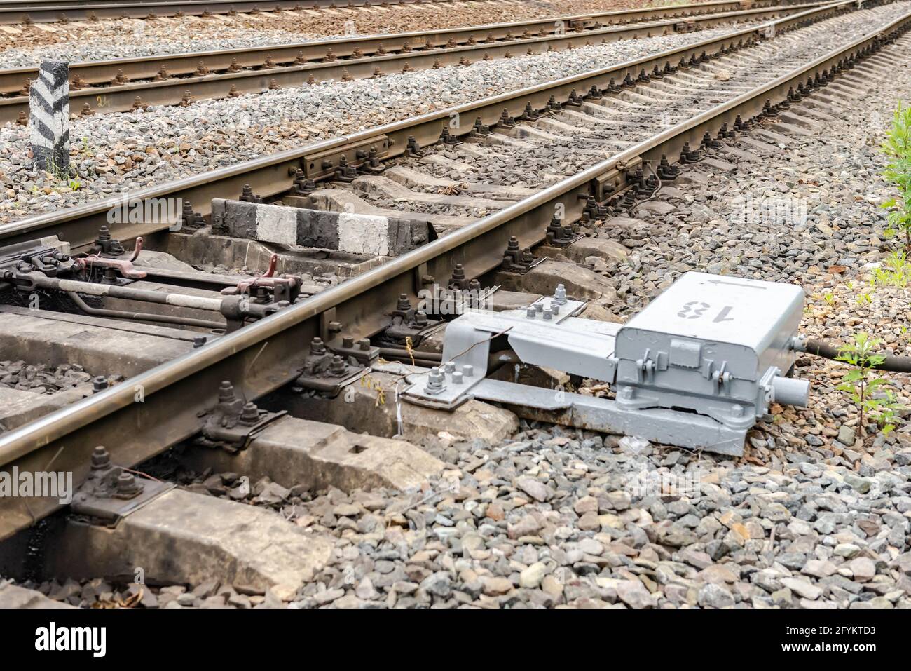 Truck on railroad tracks hi-res stock photography and images - Alamy