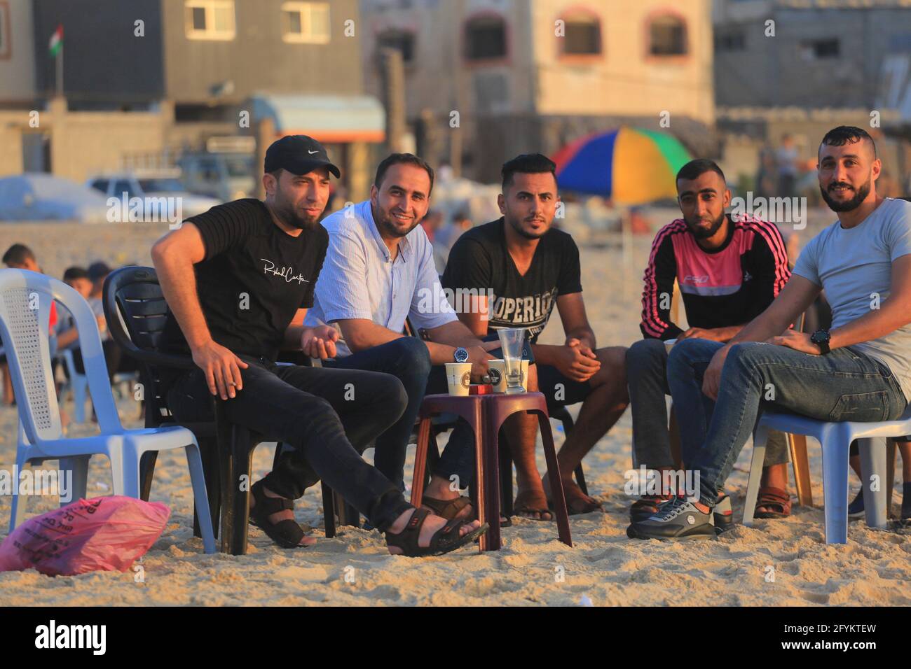 Deir al-Balah city, The Gaza Strip, Palestine. 28th May, 2021 ...