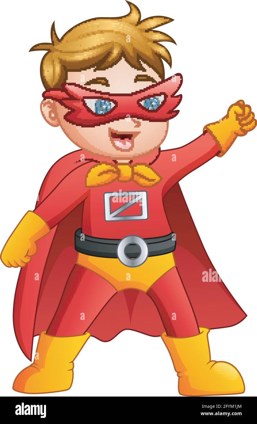 Boy superhero help Stock Vector Images - Alamy