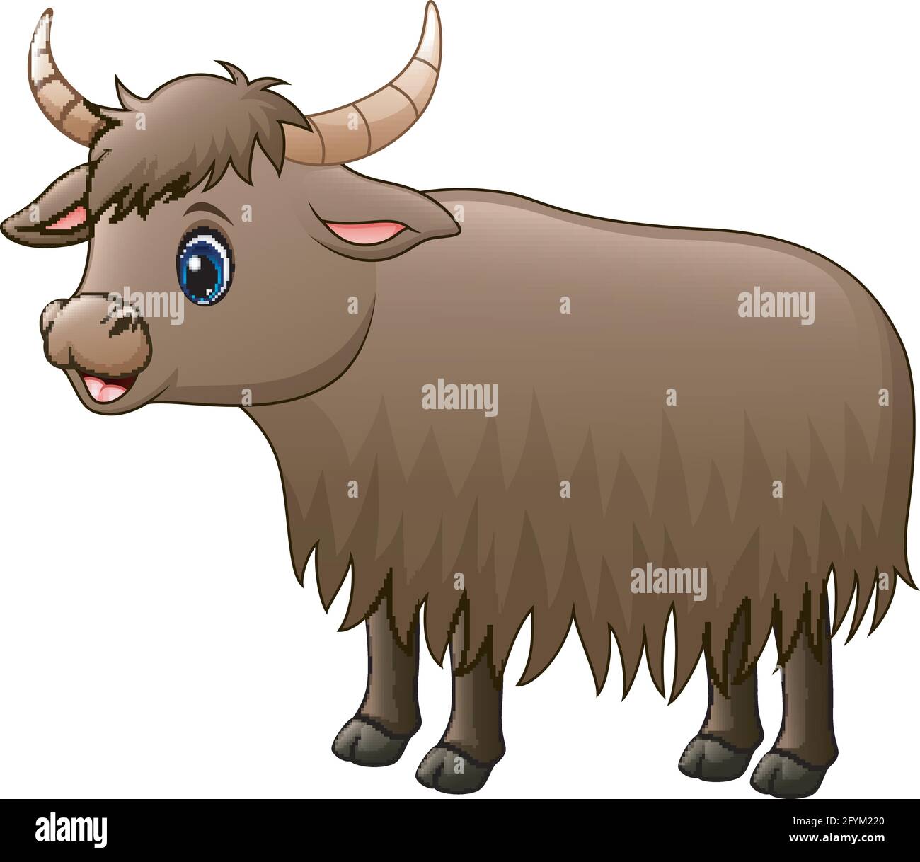 Cute yak cartoon isolated on white background Stock Vector Image & Art ... Cute yak cartoon isolated on white background Stock Vector Image & Art ...