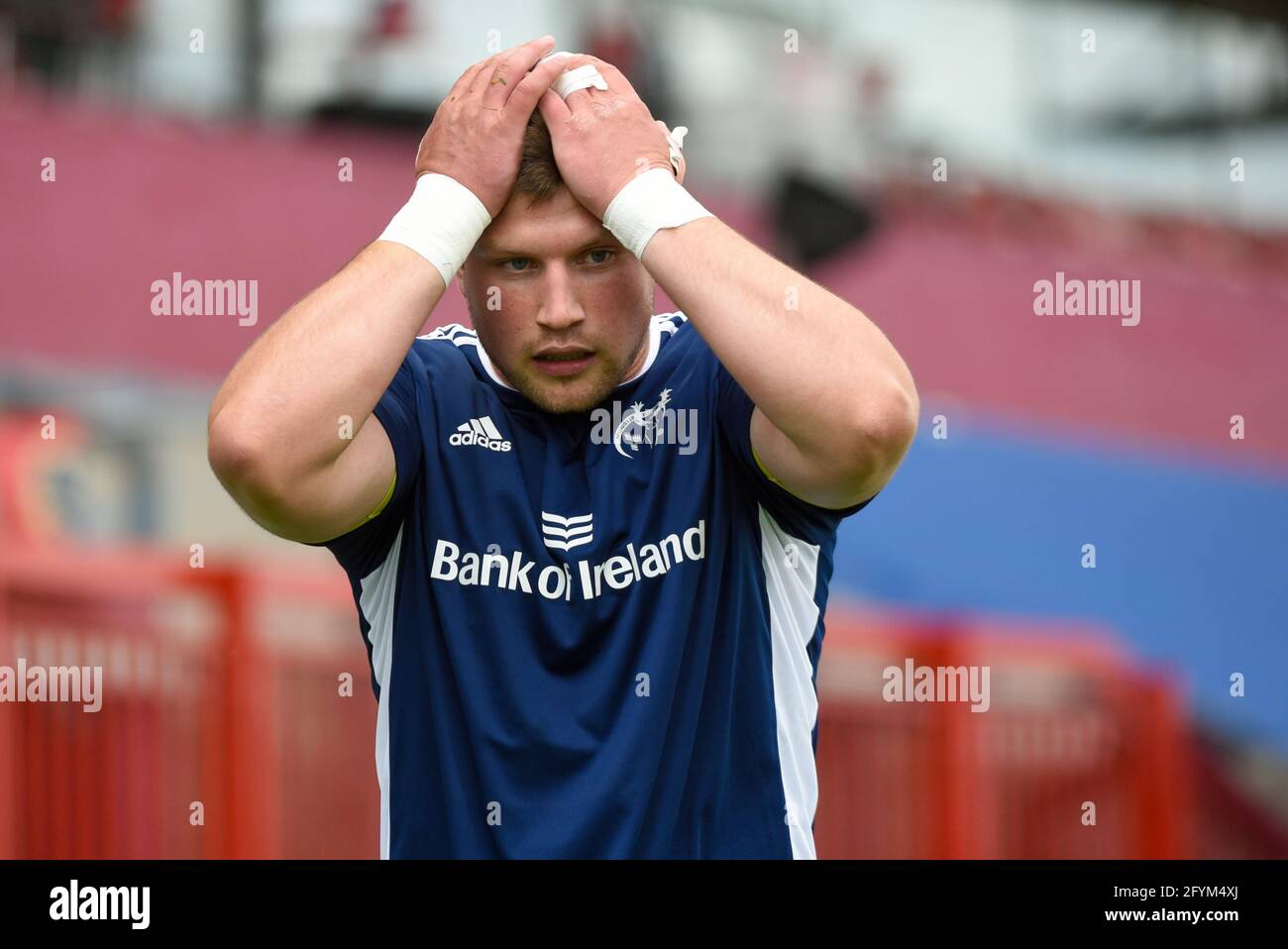 Fineen WYCHERLEY of Munster during the Guinness PRO14 Rainbow Cup Round ...