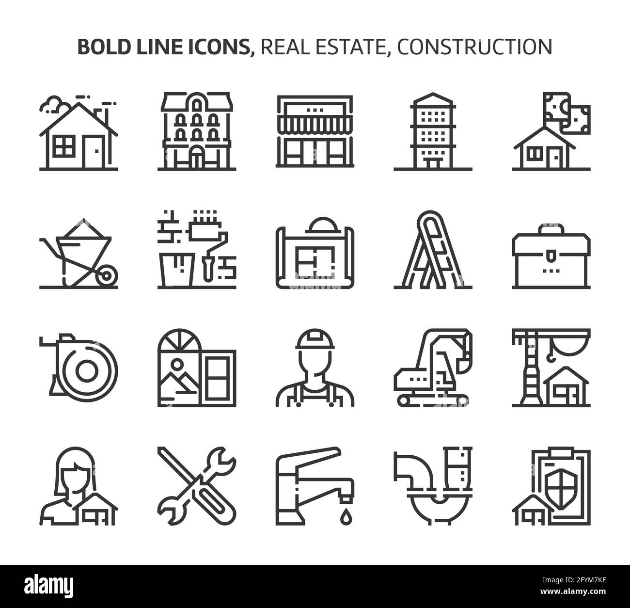 Crafted house Stock Vector Images - Alamy