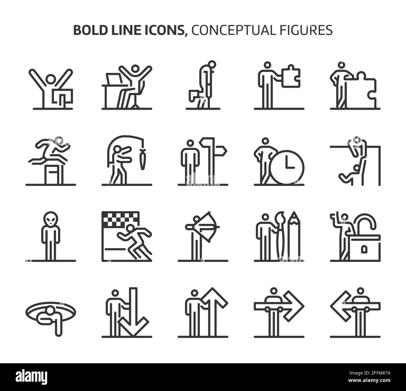 Alienated work office Stock Vector Images - Alamy