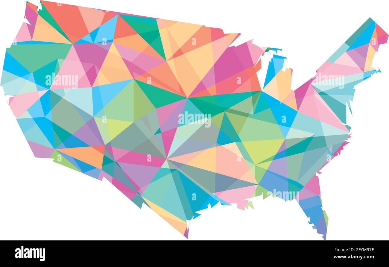 usa gem map Stock Vector Image & Art - Alamy