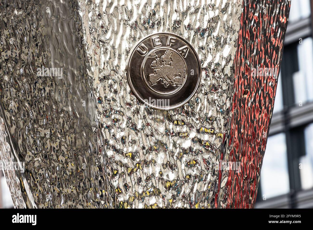 Uefa europa league trophy logo hi-res stock photography and images - Alamy