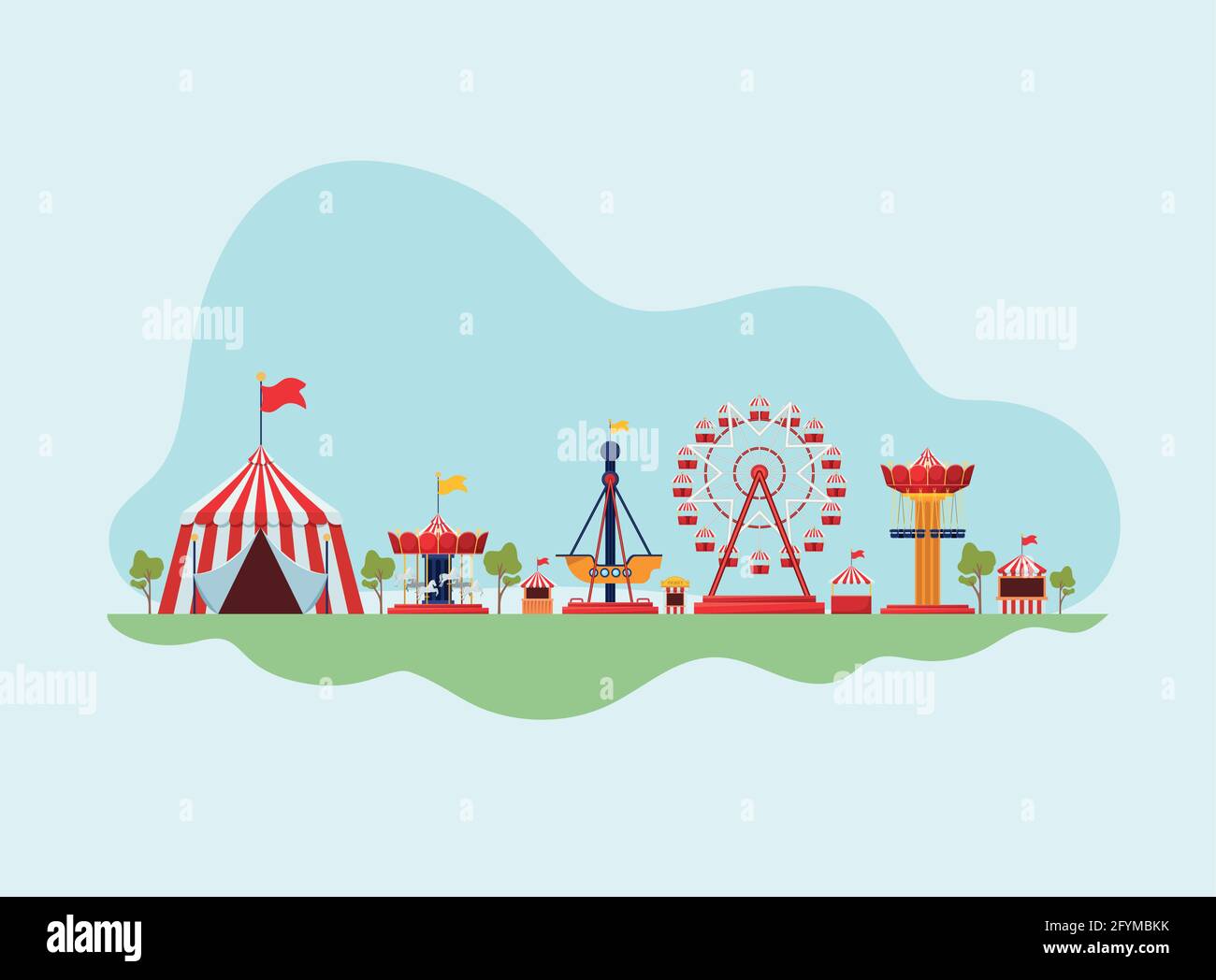 fair and attractions Stock Vector Image & Art - Alamy
