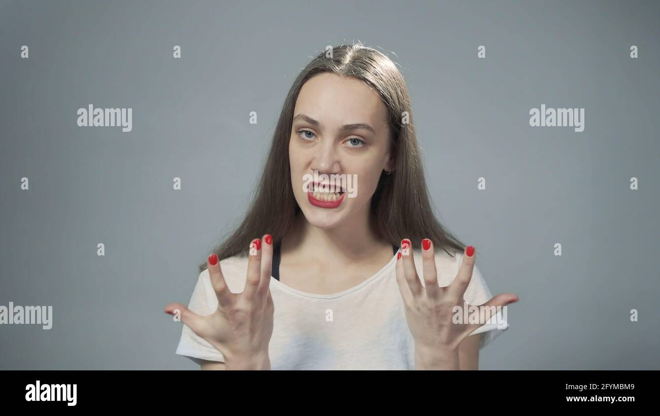 Angry girl hi-res stock photography and images - Alamy