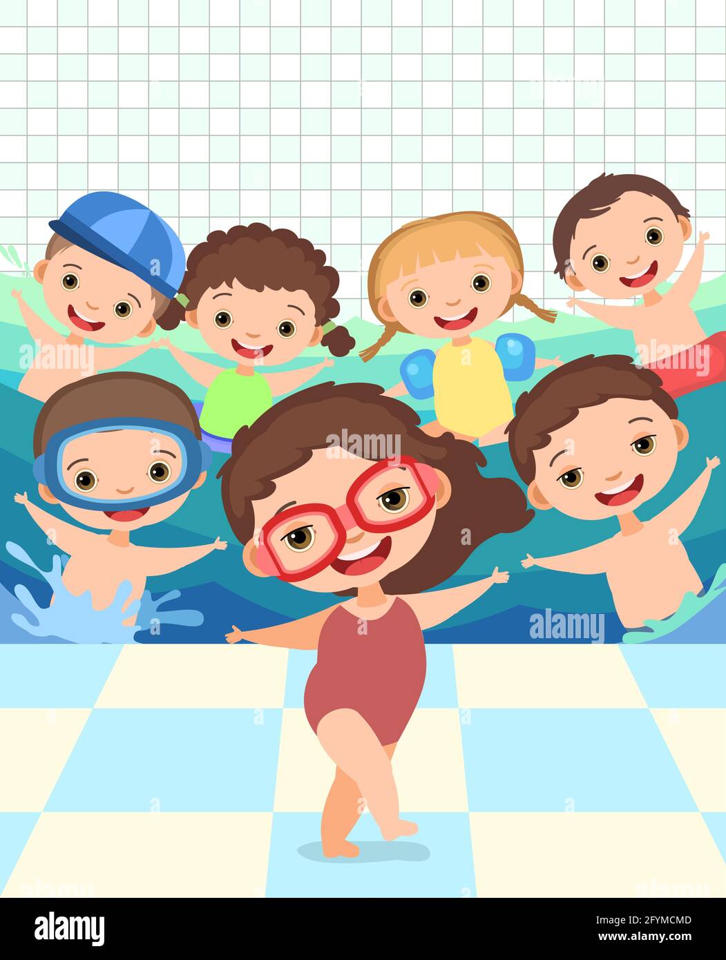 Play underwater Stock Vector Images - Alamy