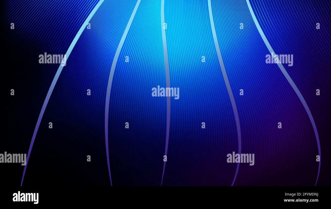 Abstract Gradient Background with Blue Lines. Tech Modern Backdrop ...