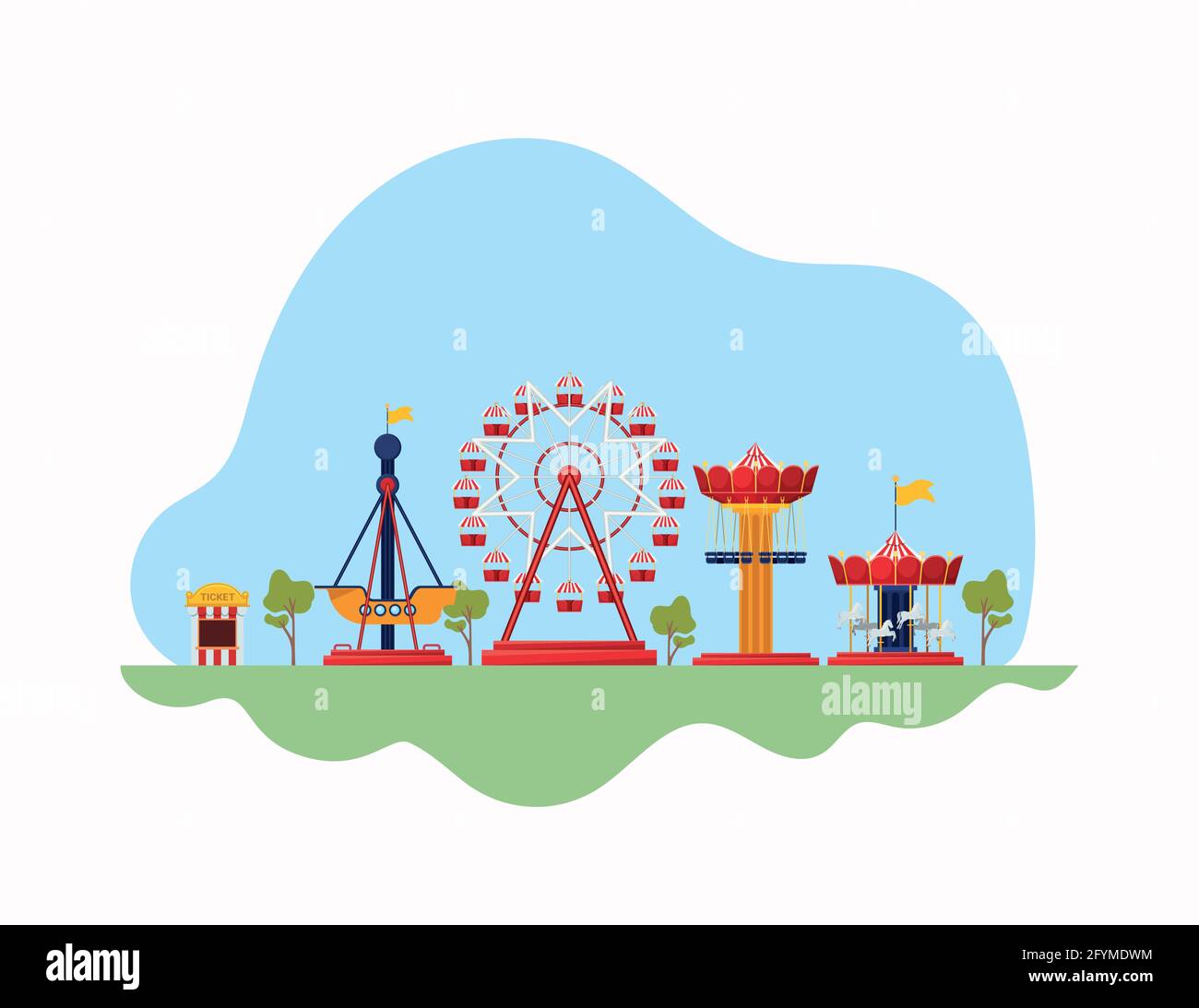 Natural attractions Stock Vector Images - Alamy