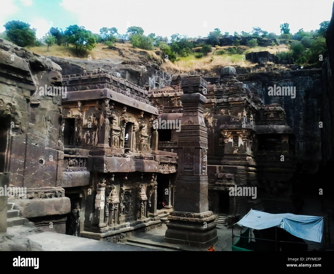 Templo Kailash Elora 618 Kailash Temple Stock Photos, High Res