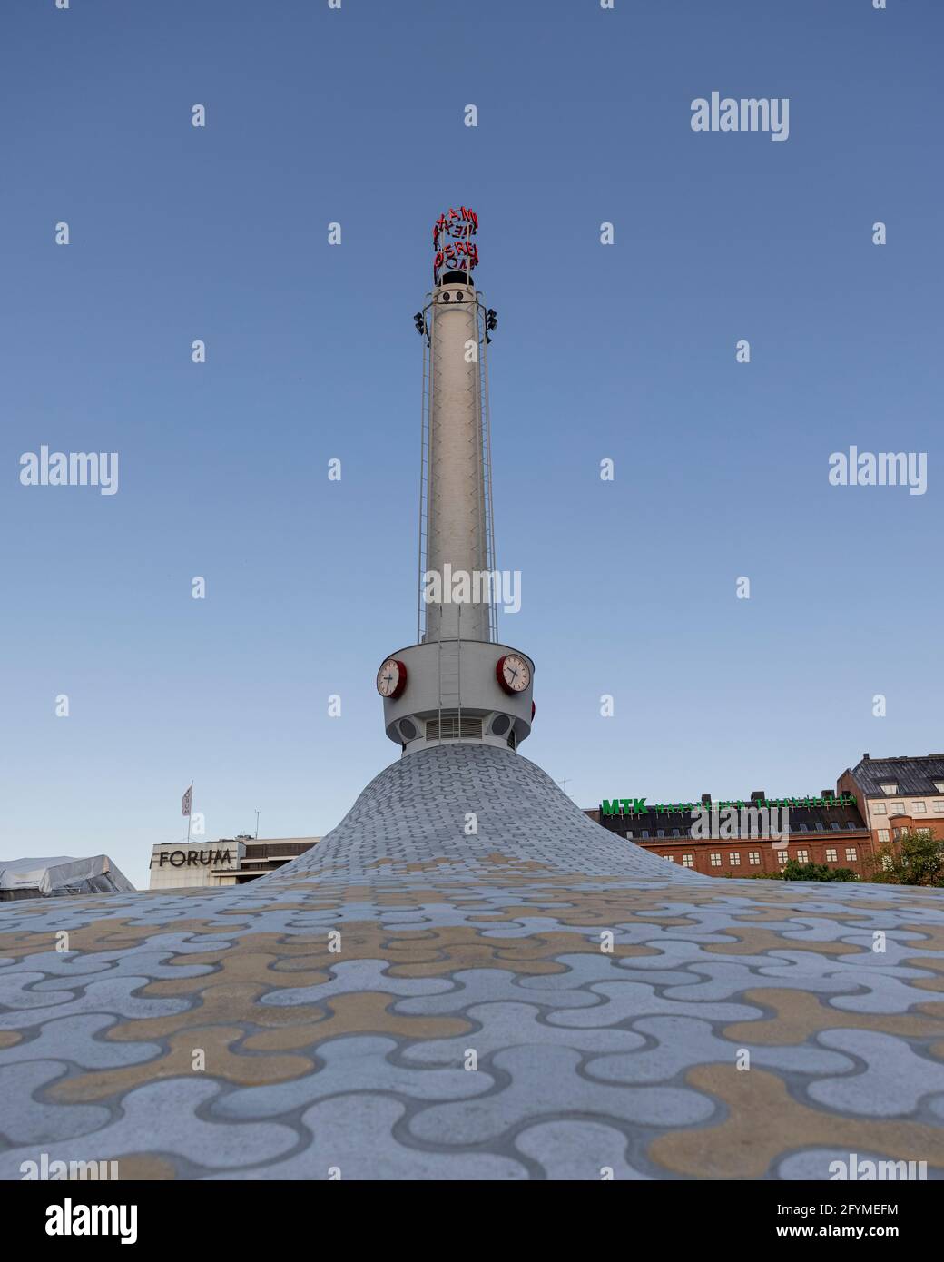 Amos Rex is an underground art museum in Helsinki. Parts of roof ...