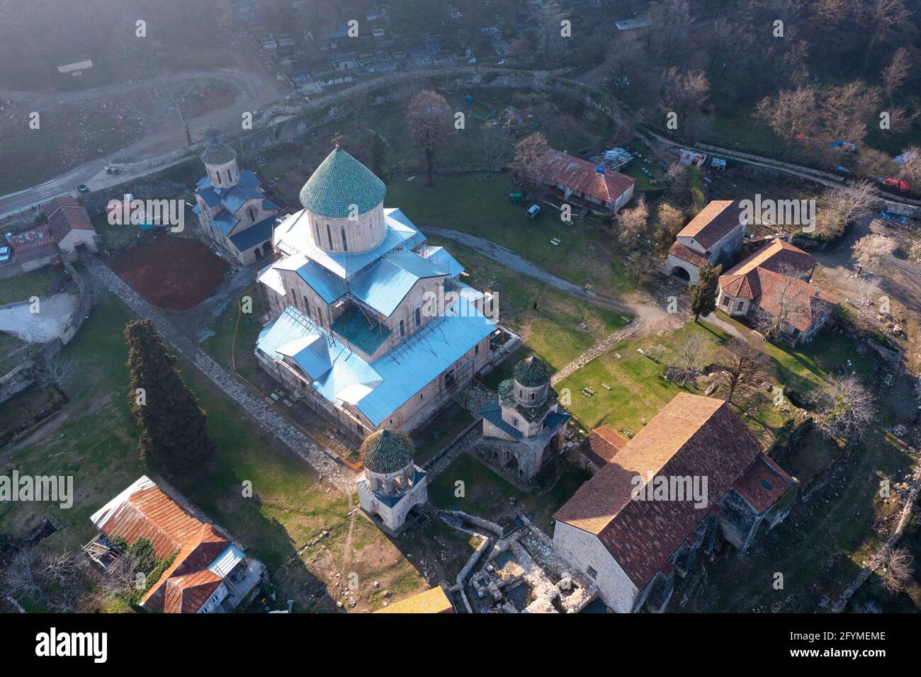 View of the Gelati Monastery, medieval monastic complex in Kutaisi ...
