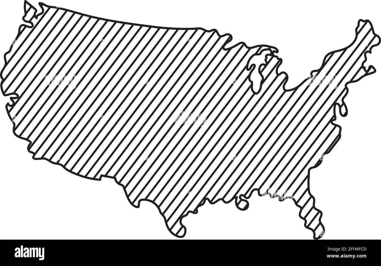 usa map representation Stock Vector Image & Art - Alamy