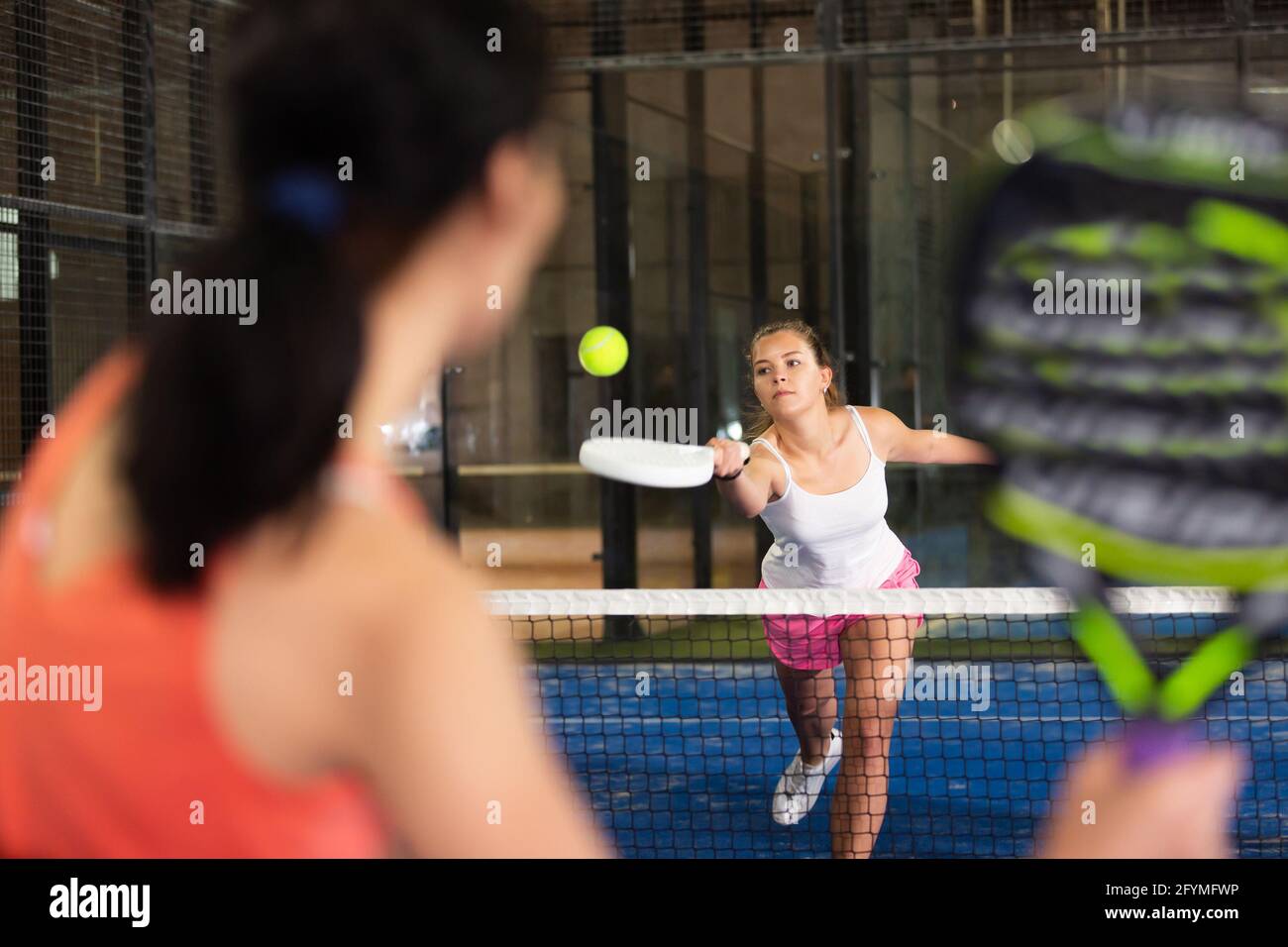 Professional female padel player hi-res stock photography and images ...