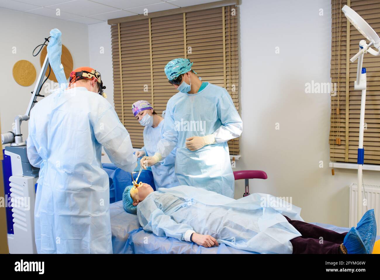 Laser Blepharoplasty, plastic surgery operation for correcting defects ...