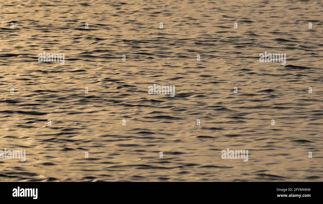 Abstract nature of Ocean wave in the early morning. selective focus ...