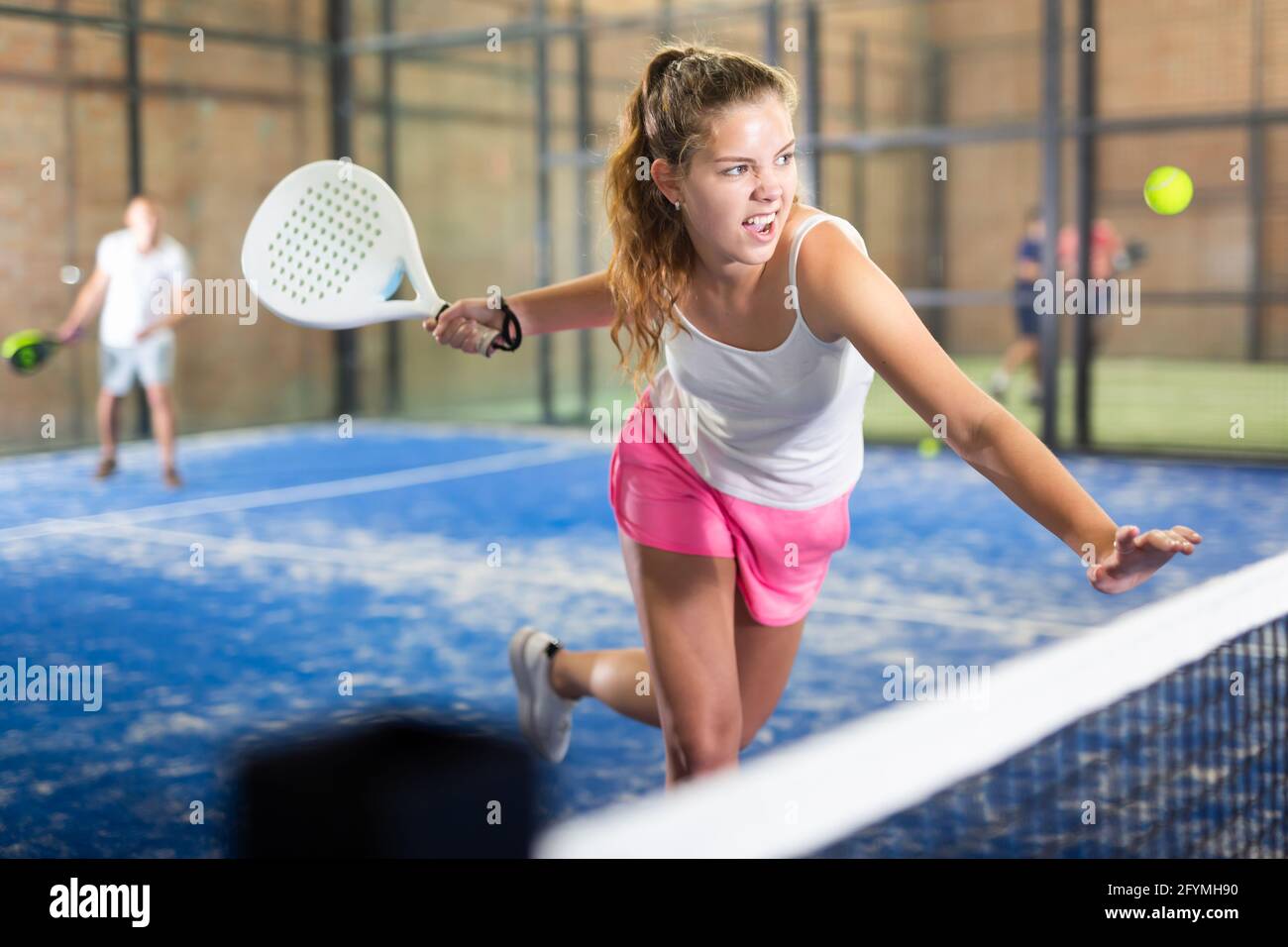 Professional female padel player hi-res stock photography and images ...