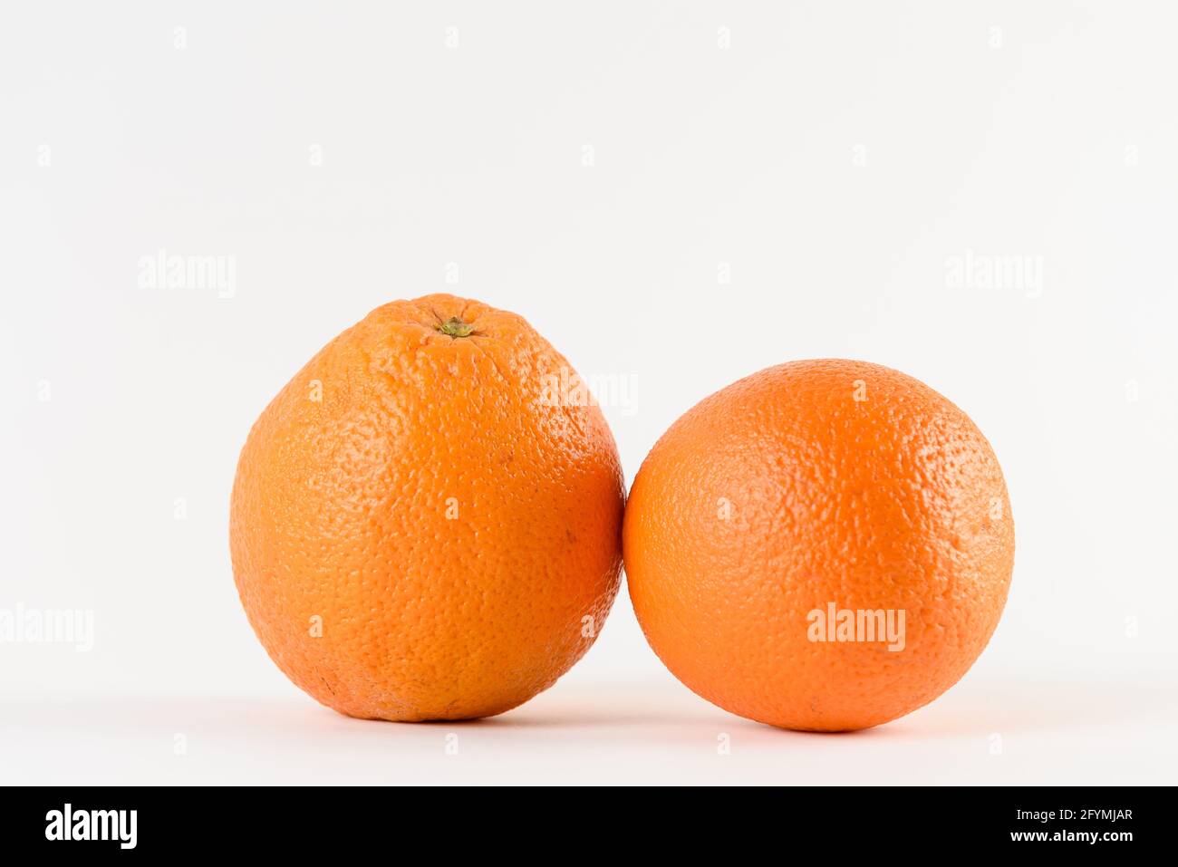 Orange Slices on White Background. Citrus fruit . Healthy freshness ...