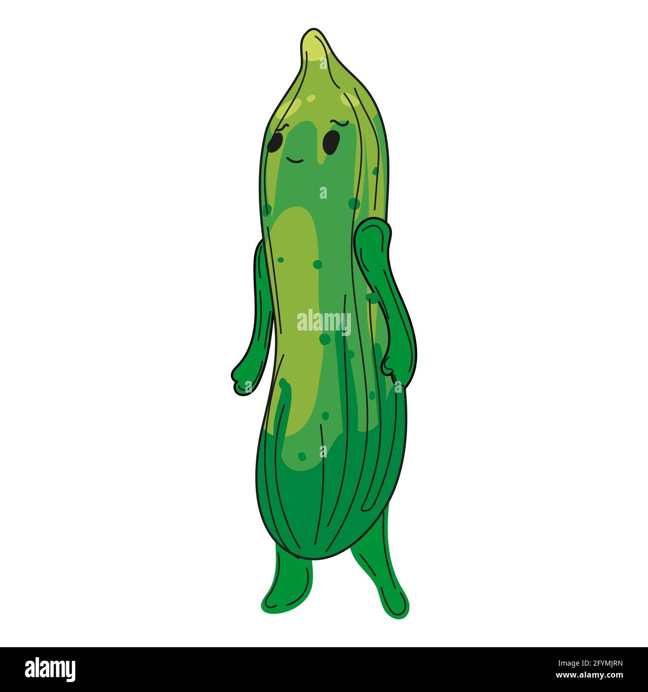 Vector pickle cartoon hi-res stock photography and images - Alamy