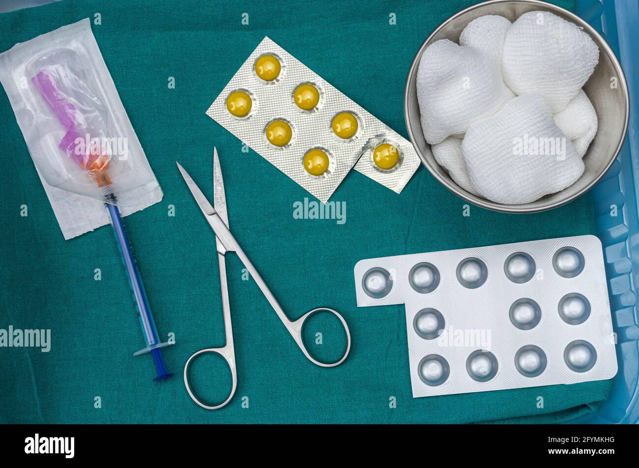 Several blister pack of pills, conceptual image Stock Photo - Alamy