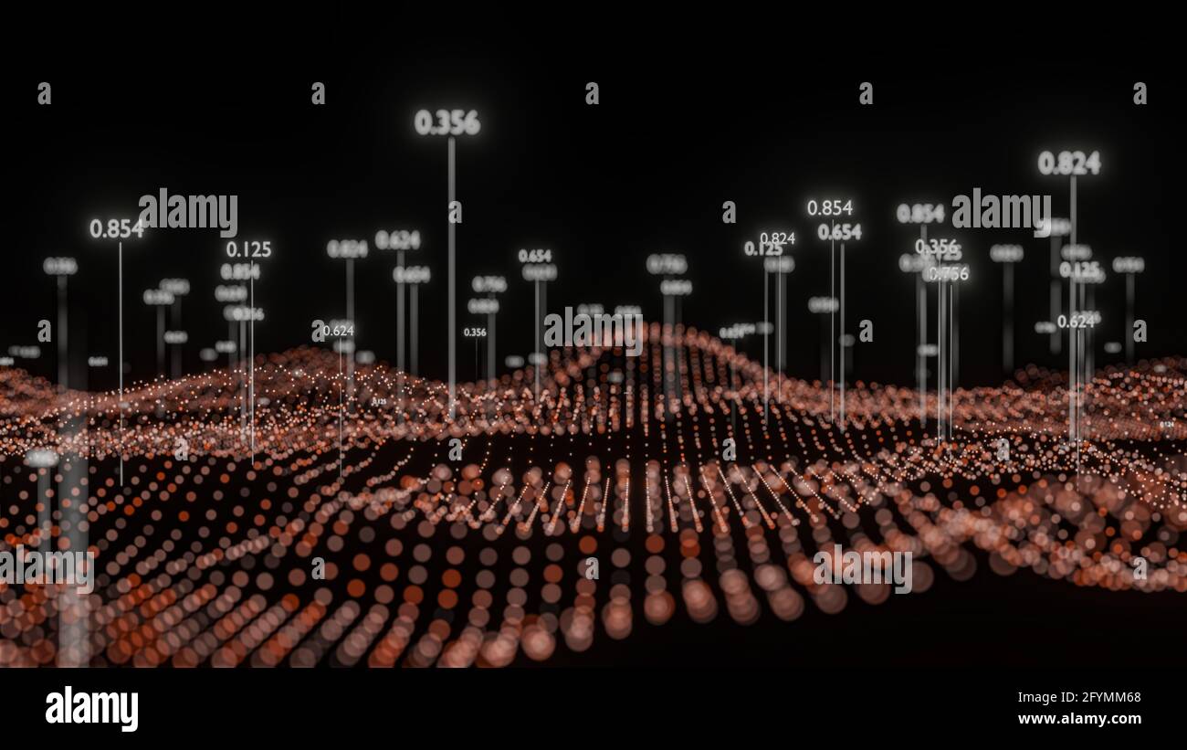 Big Data Visualization. Abstract structure Stock Photo - Alamy