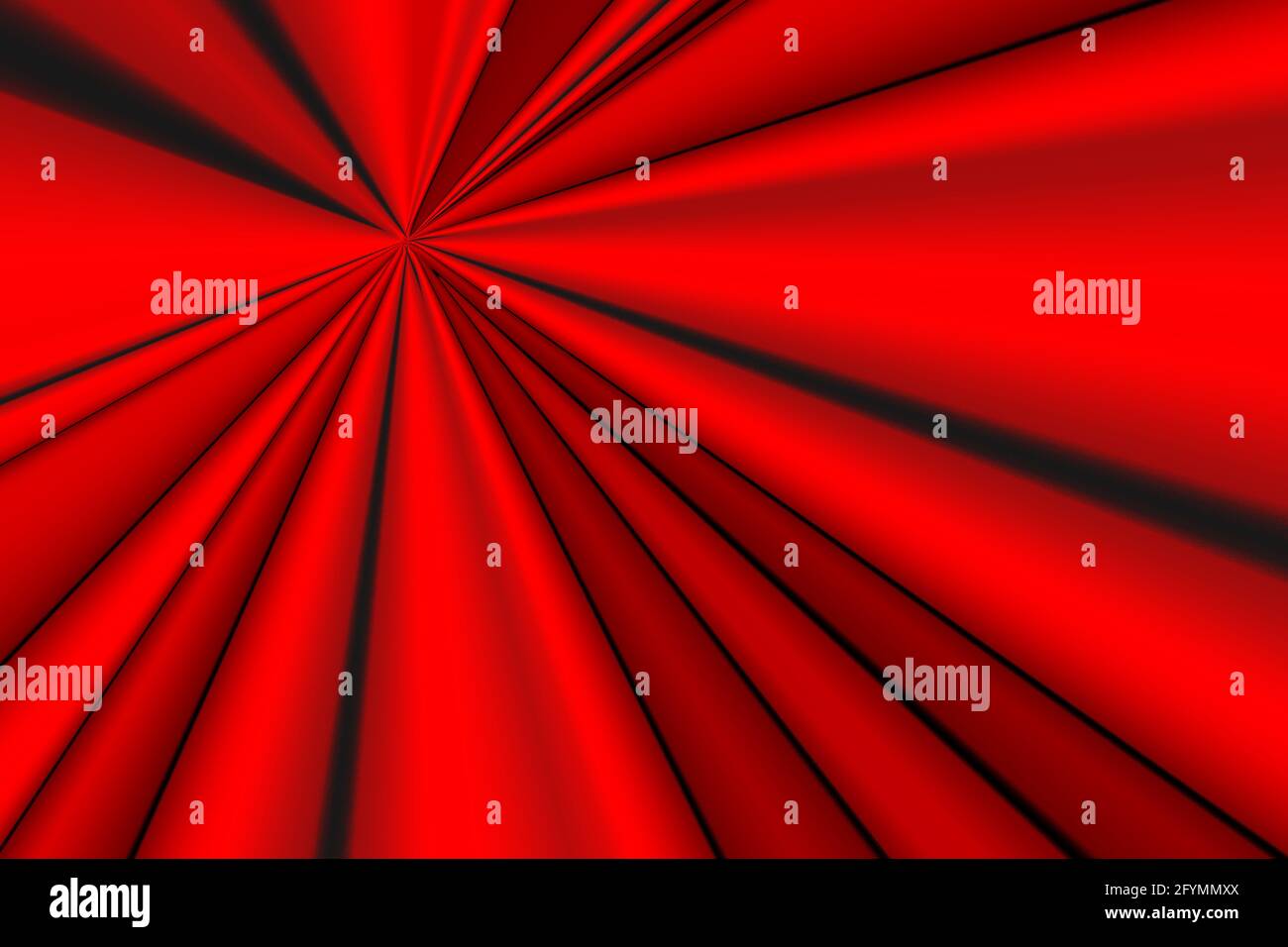 Illustration of bright red stretching rays Stock Photo - Alamy