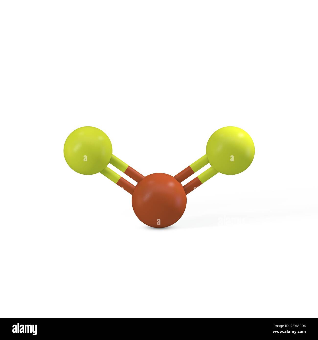 Pyrite molecule, illustration Stock Photo - Alamy