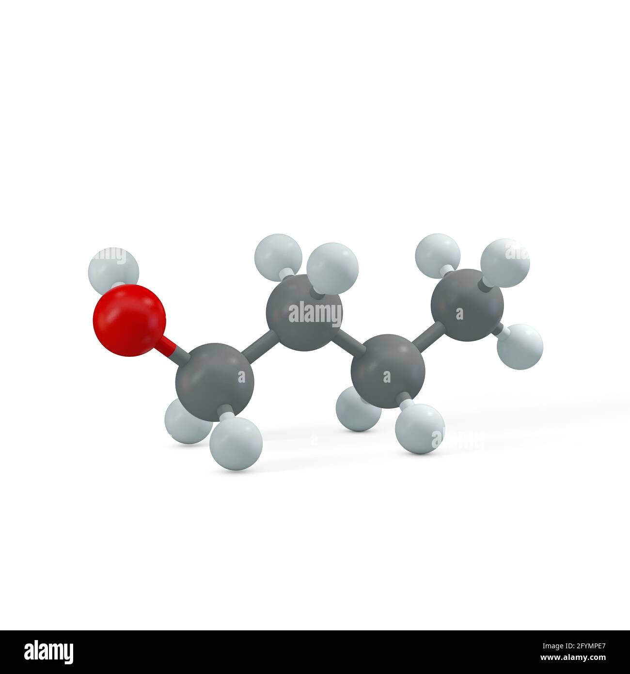 Butanol molecule, illustration Stock Photo - Alamy