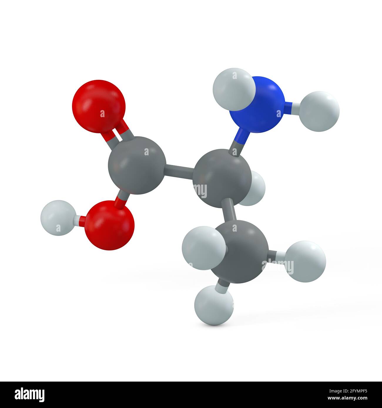 Alanine molecule, illustration Stock Photo - Alamy