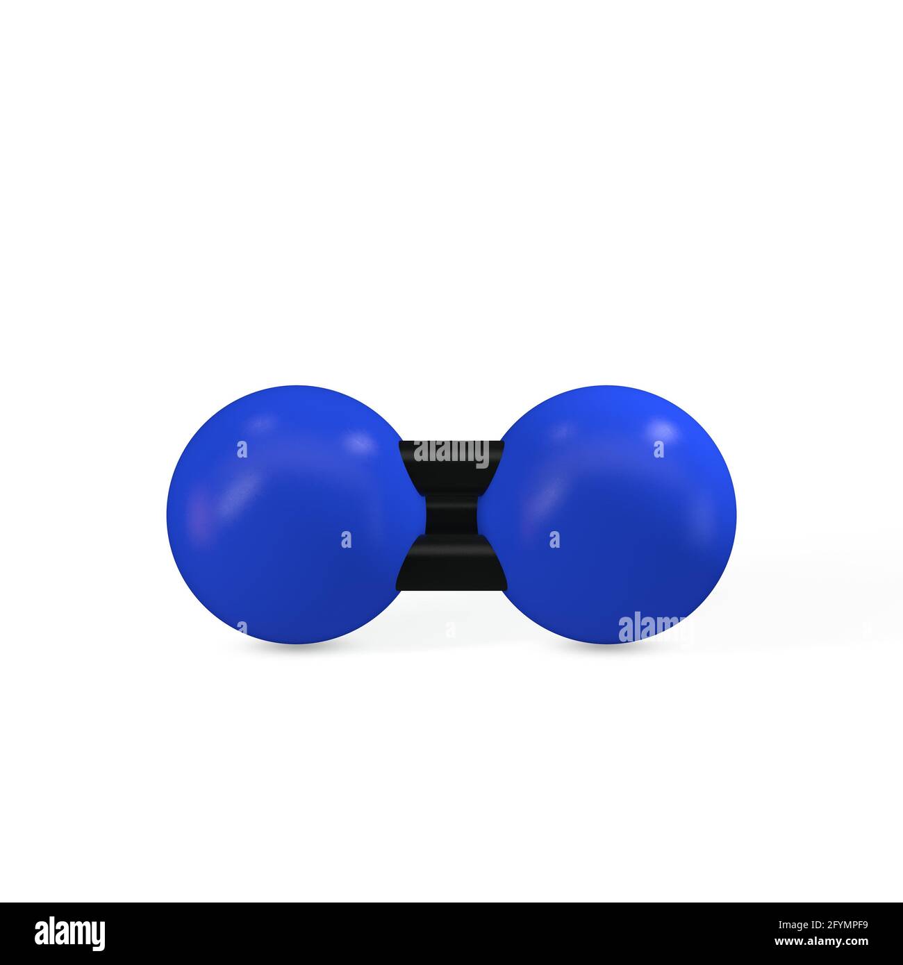 Nitrogen gas molecule structure Cut Out Stock Images & Pictures - Alamy