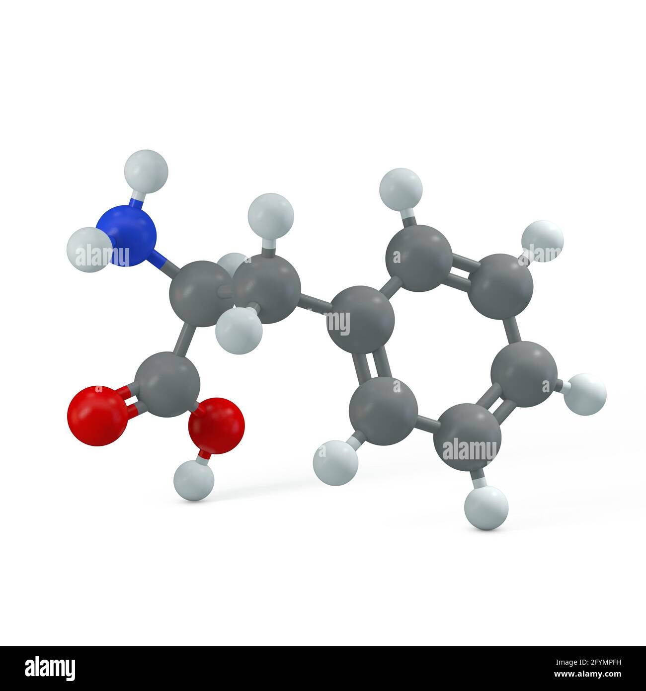 Phenylalanine molecular hi-res stock photography and images - Alamy