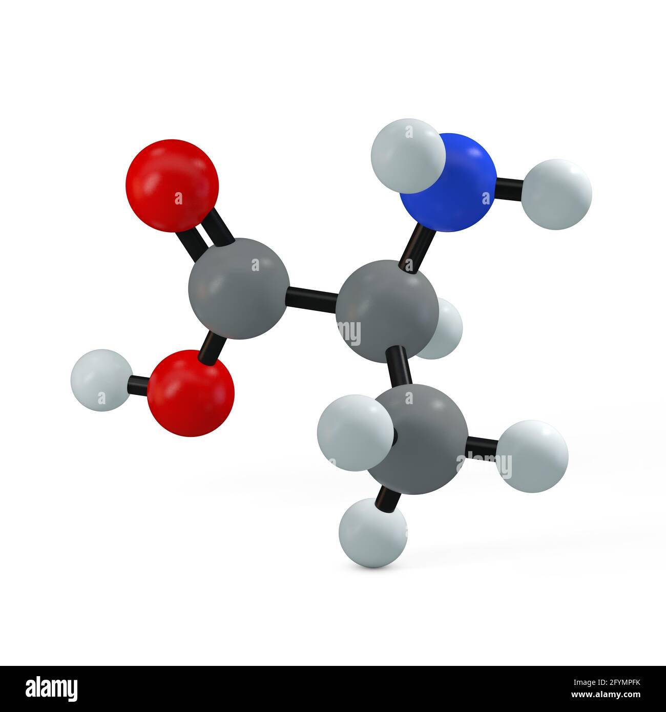 Alanine molecule, illustration Stock Photo - Alamy