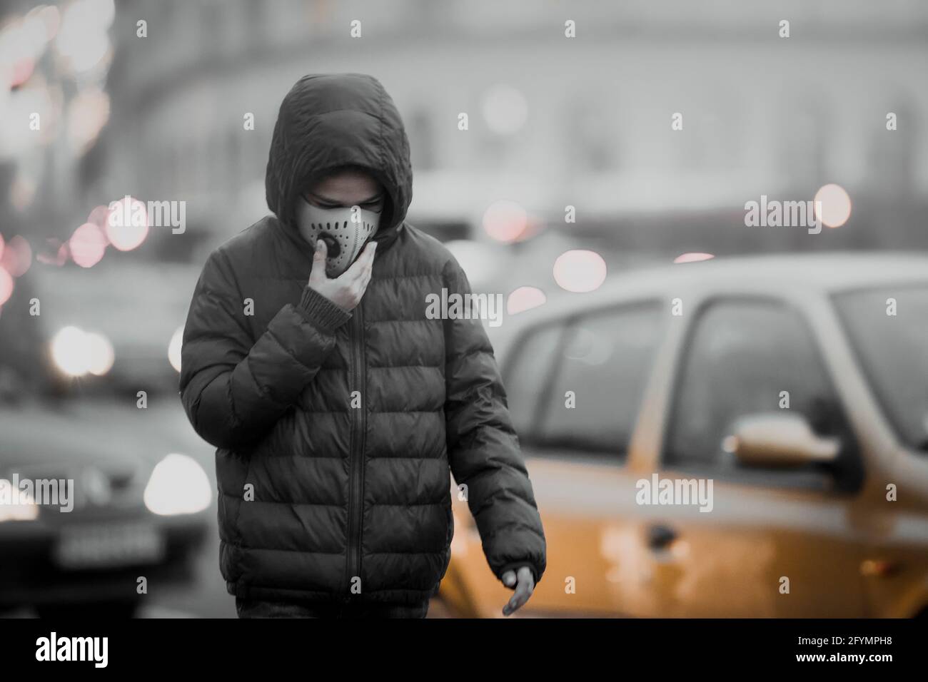 Breathing air pollution hi-res stock photography and images - Alamy