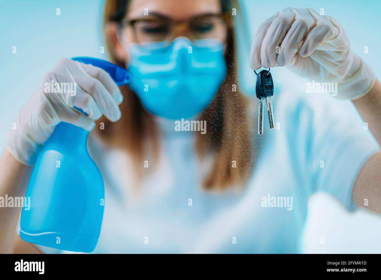 Disinfecting wipes and spray hi-res stock photography and images - Alamy