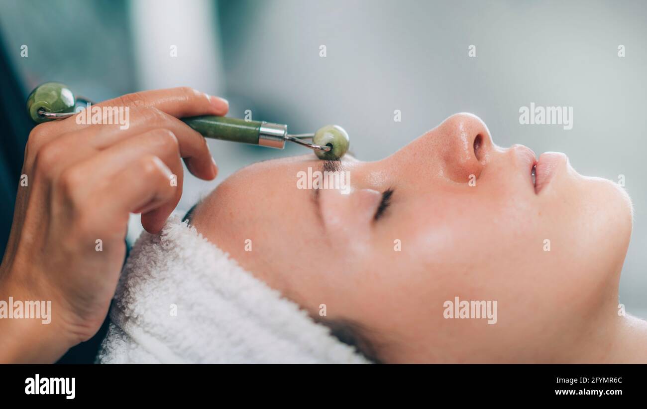 Jade stone roller hi-res stock photography and images - Alamy