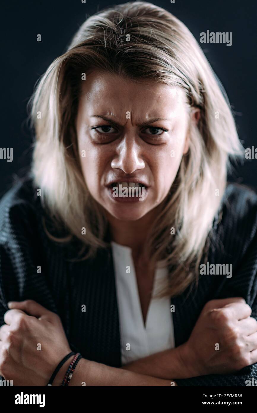 Anger woman hi-res stock photography and images - Alamy
