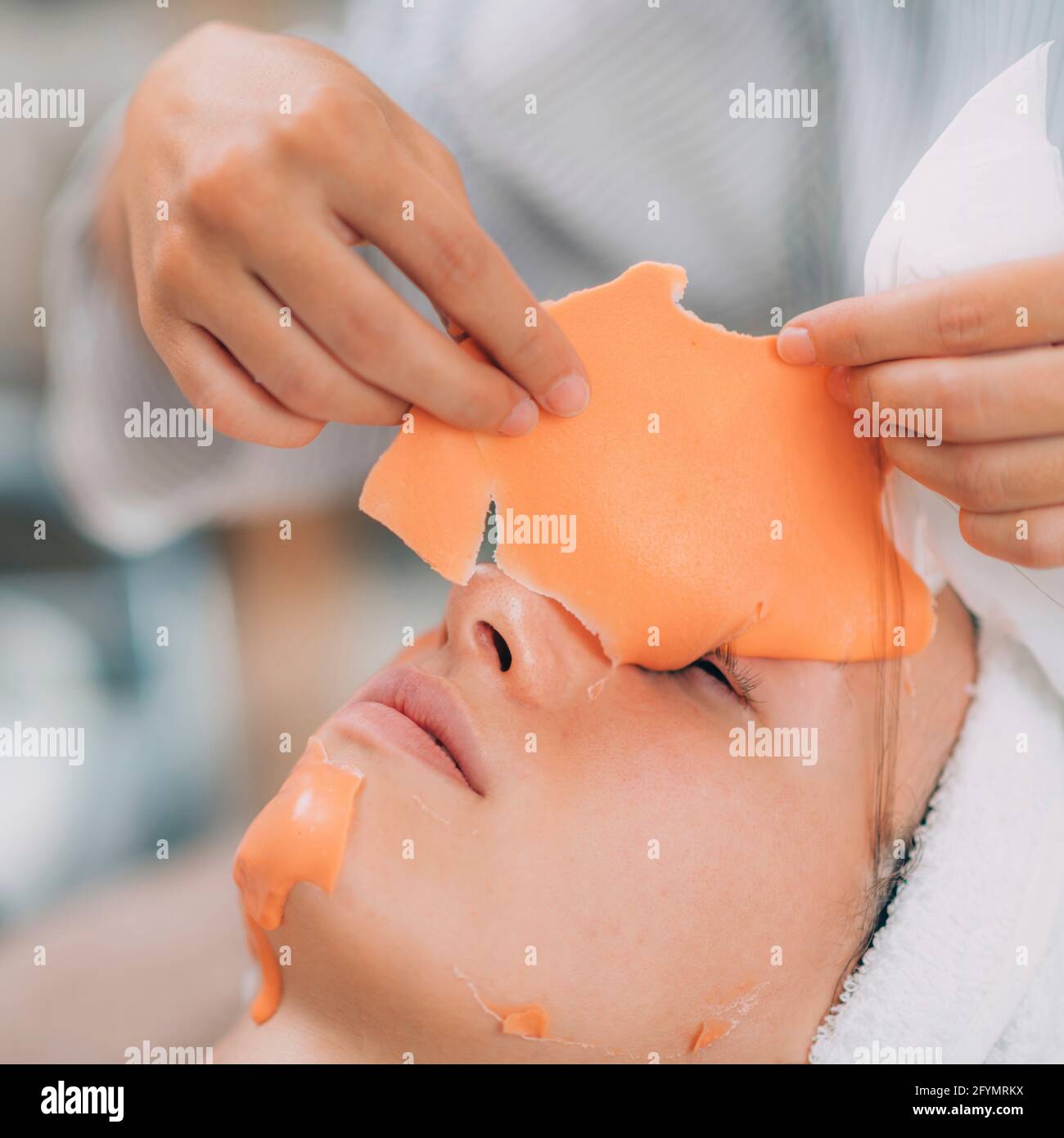 Peel off mask hi-res stock photography and images - Alamy