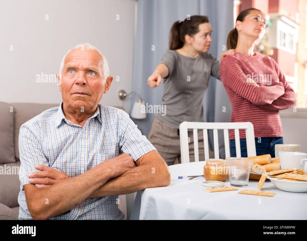 Angry parent dinner hi-res stock photography and images - Alamy