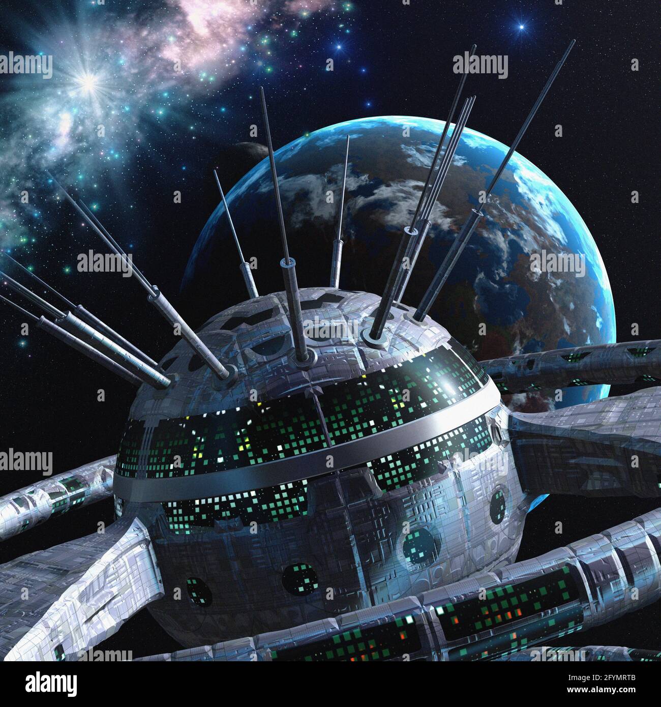 Horror Alien Space Station Background Pics About Space