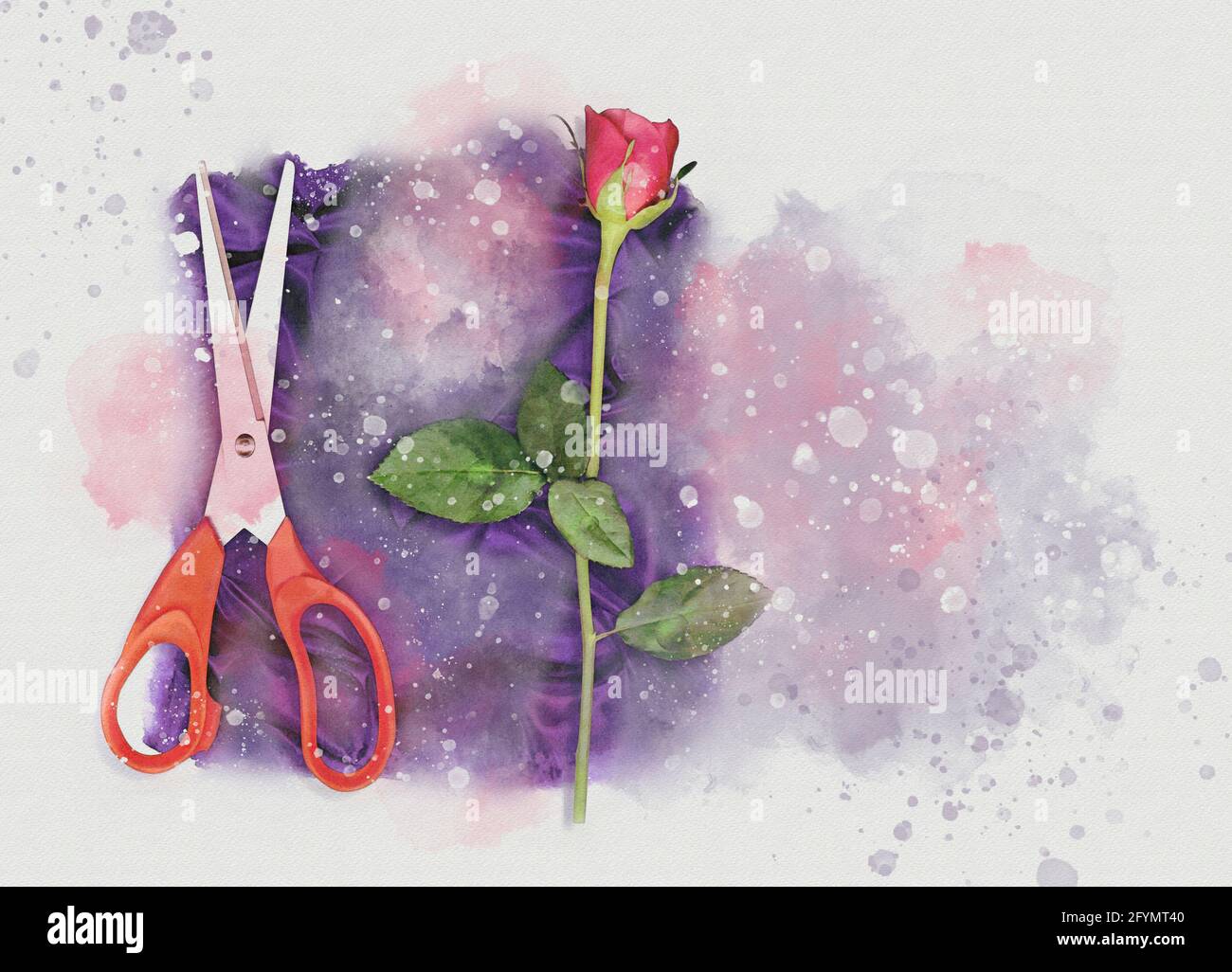 Euthanasia, conceptual illustration Stock Photo - Alamy