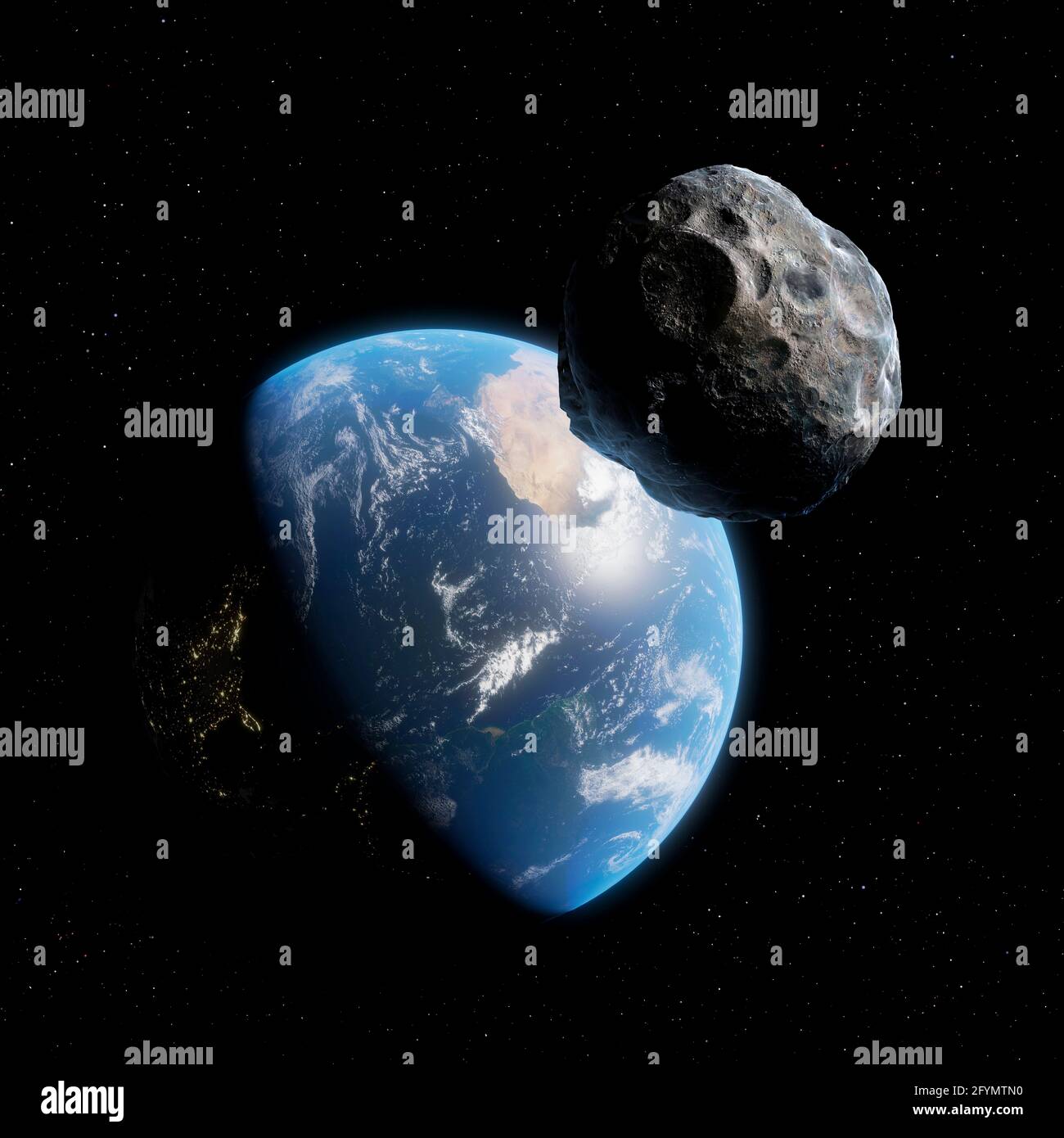 Asteroid impact earth hi-res stock photography and images - Alamy