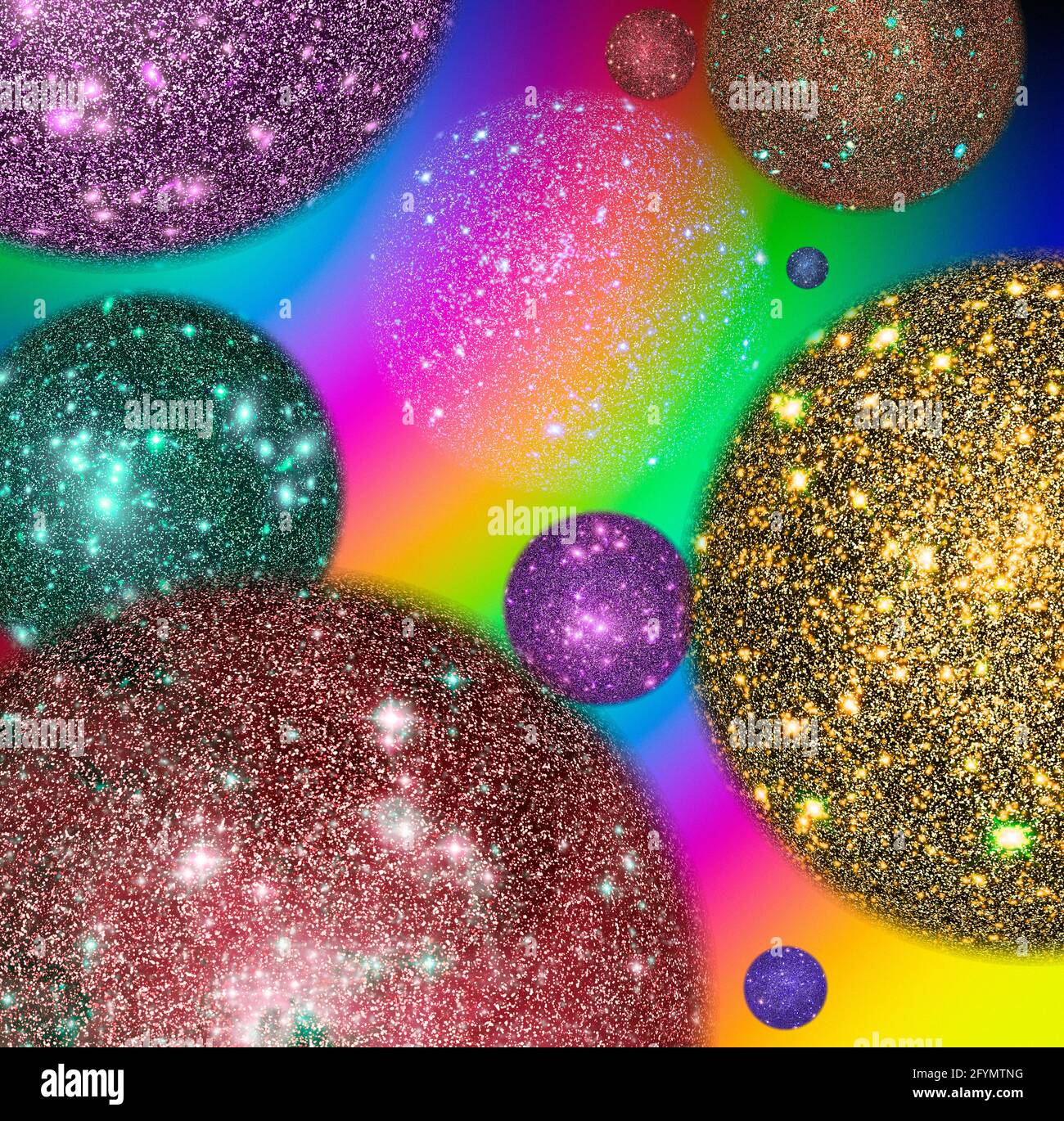 Multiverse, conceptual illustration Stock Photo - Alamy