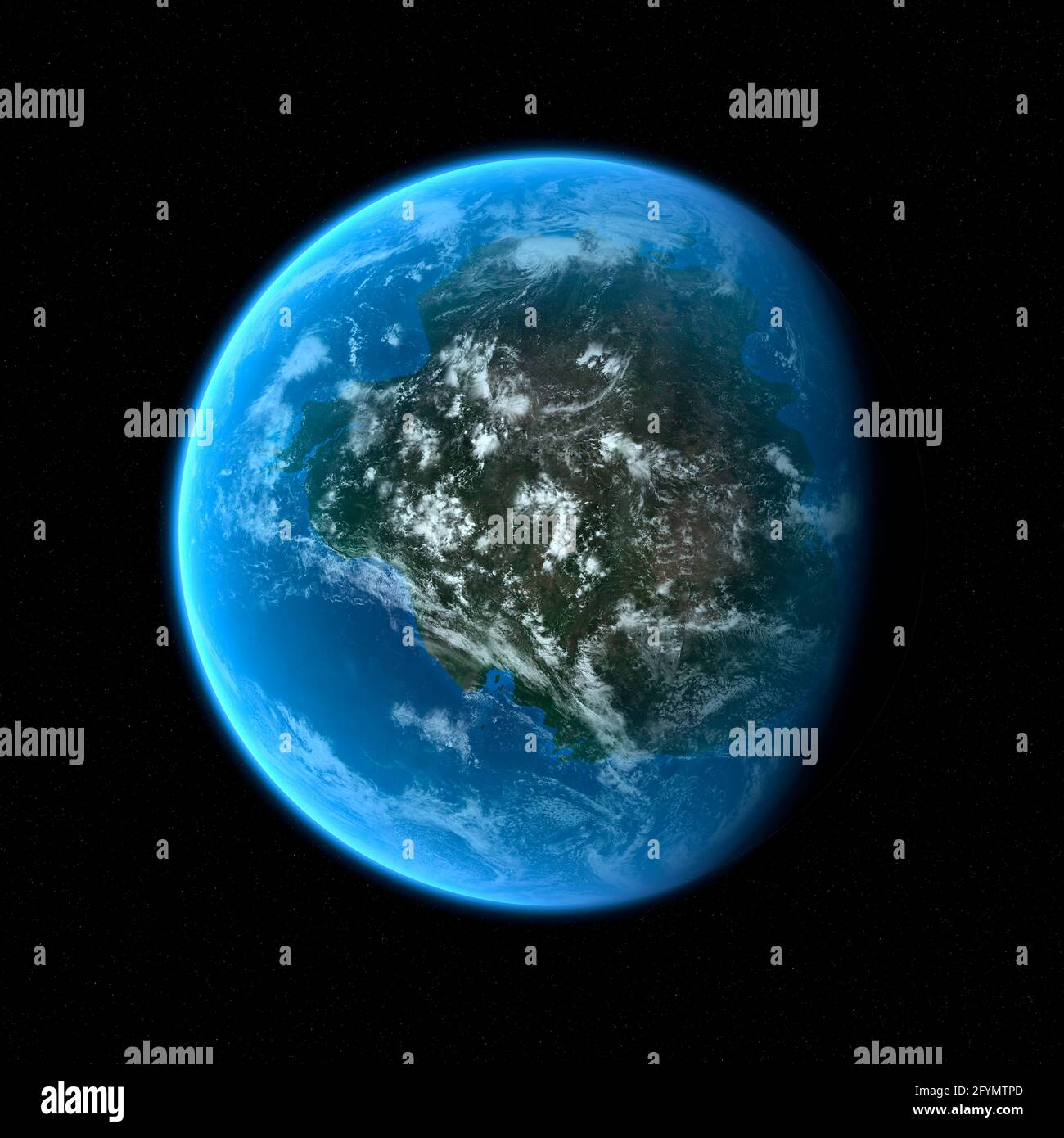 Supercontinent Gondwana, illustration Stock Photo - Alamy