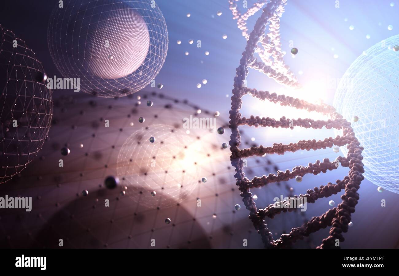 Genetic engineering, conceptual illustration Stock Photo - Alamy