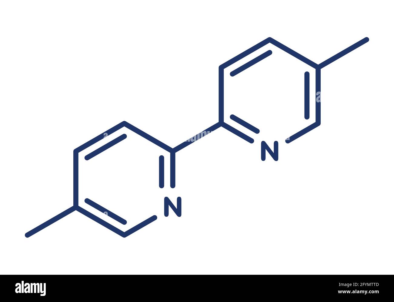 Abametapir head lice treatment drug molecule, illustration Stock Photo ...