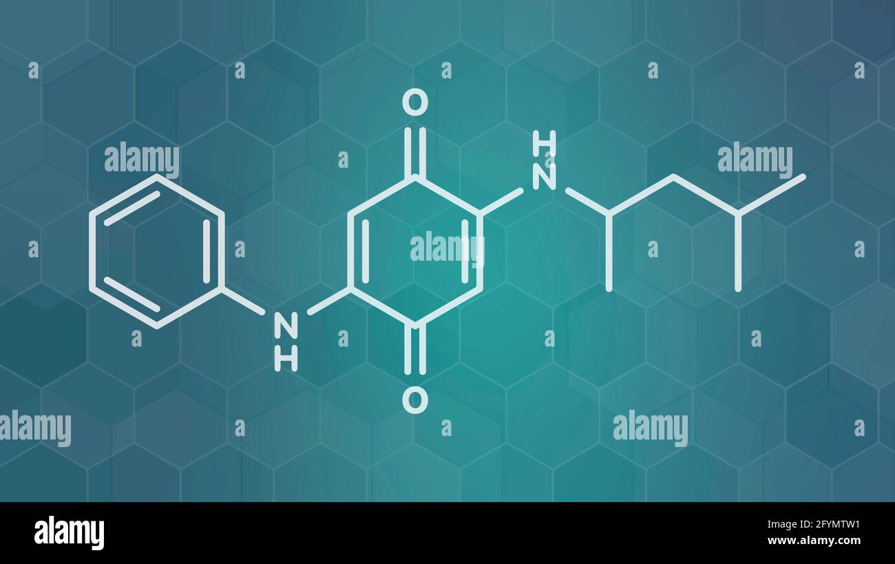 6PPD-quinone degradation product of 6PP, illustration Stock Photo - Alamy
